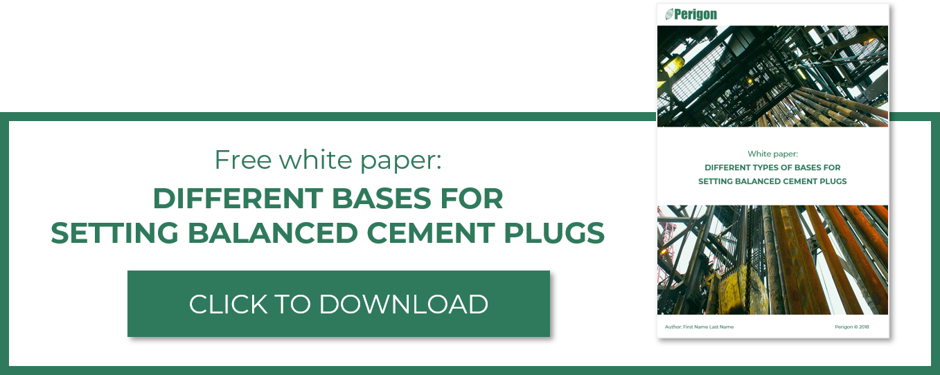 Free paper: Different types of bases for setting balanced cement plugs